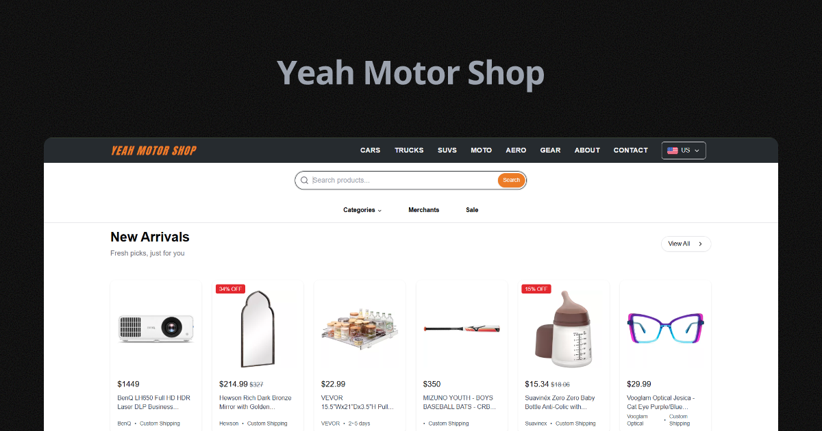 Shop - Yeah! Motor
